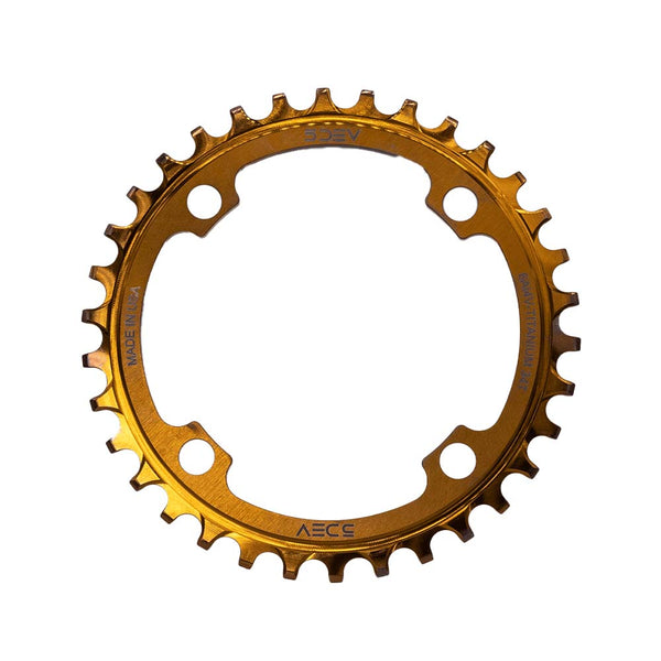5DEV 104BCD Titanium Chainring - Unsprung
